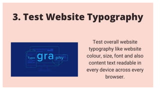 Top Responsive Web Design Testing Checklist | PPT