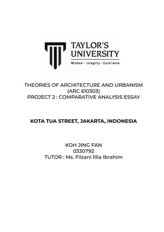 Comparative Analysis Essay | PDF | Asia Travel | Travel Locations