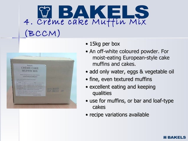 Tops 10 Bakels Products | PPT | Free Download