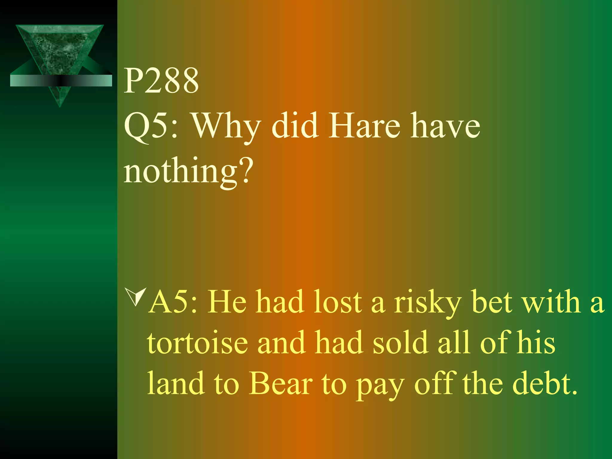 Tops and bottoms reading comprehension | PPT