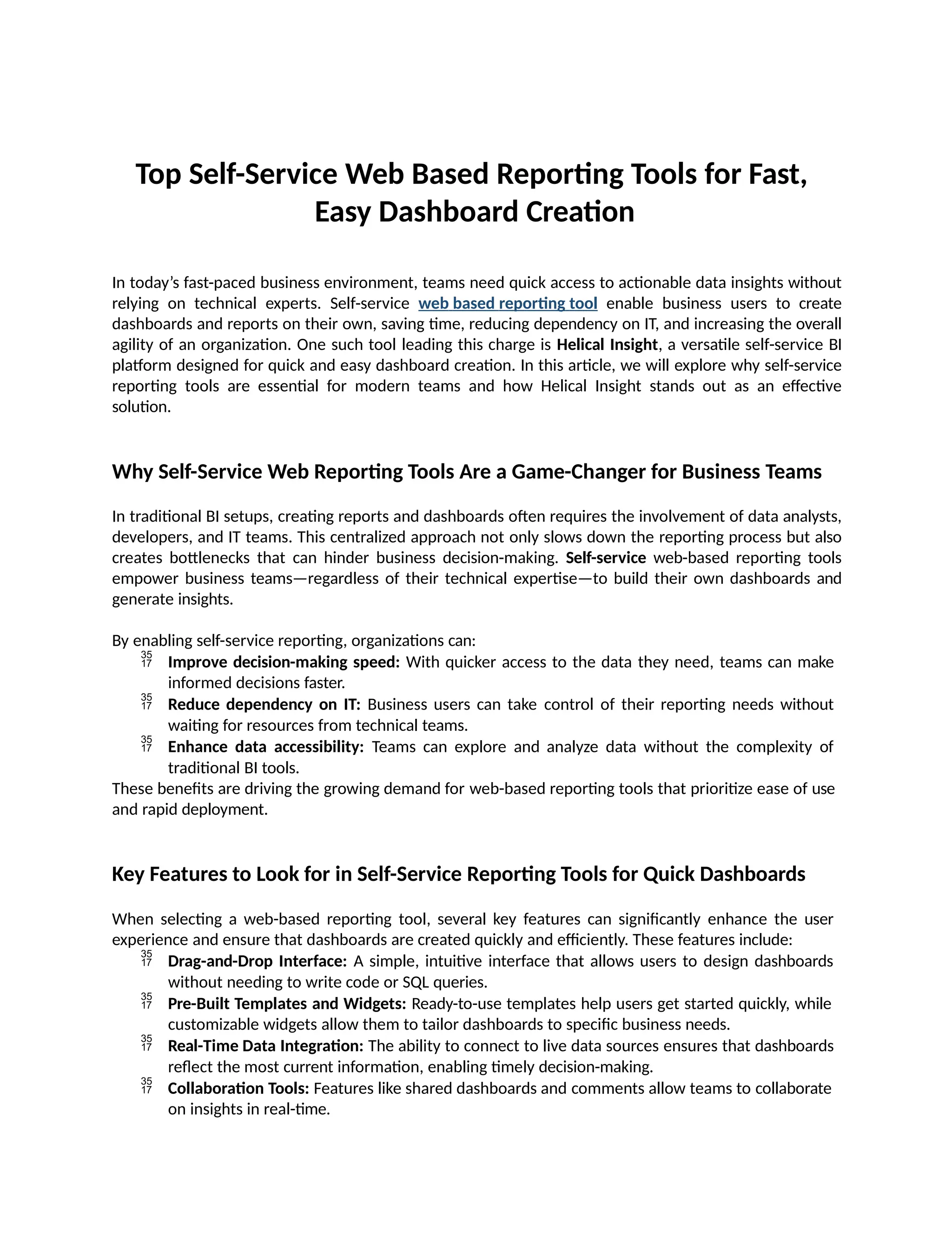 Top Self-Service Web Reporting Tools for Fast, Easy Dashboard Creation.pptx