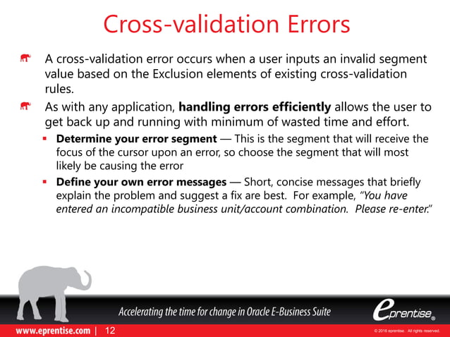 Top Seven Steps for Optimizing Cross-Validation Rules in General Ledger | PDF