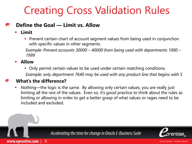 Top Seven Steps for Optimizing Cross-Validation Rules in General Ledger | PDF