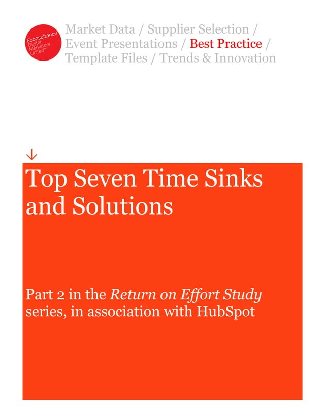 Top 7 time sinks and solutions | PDF