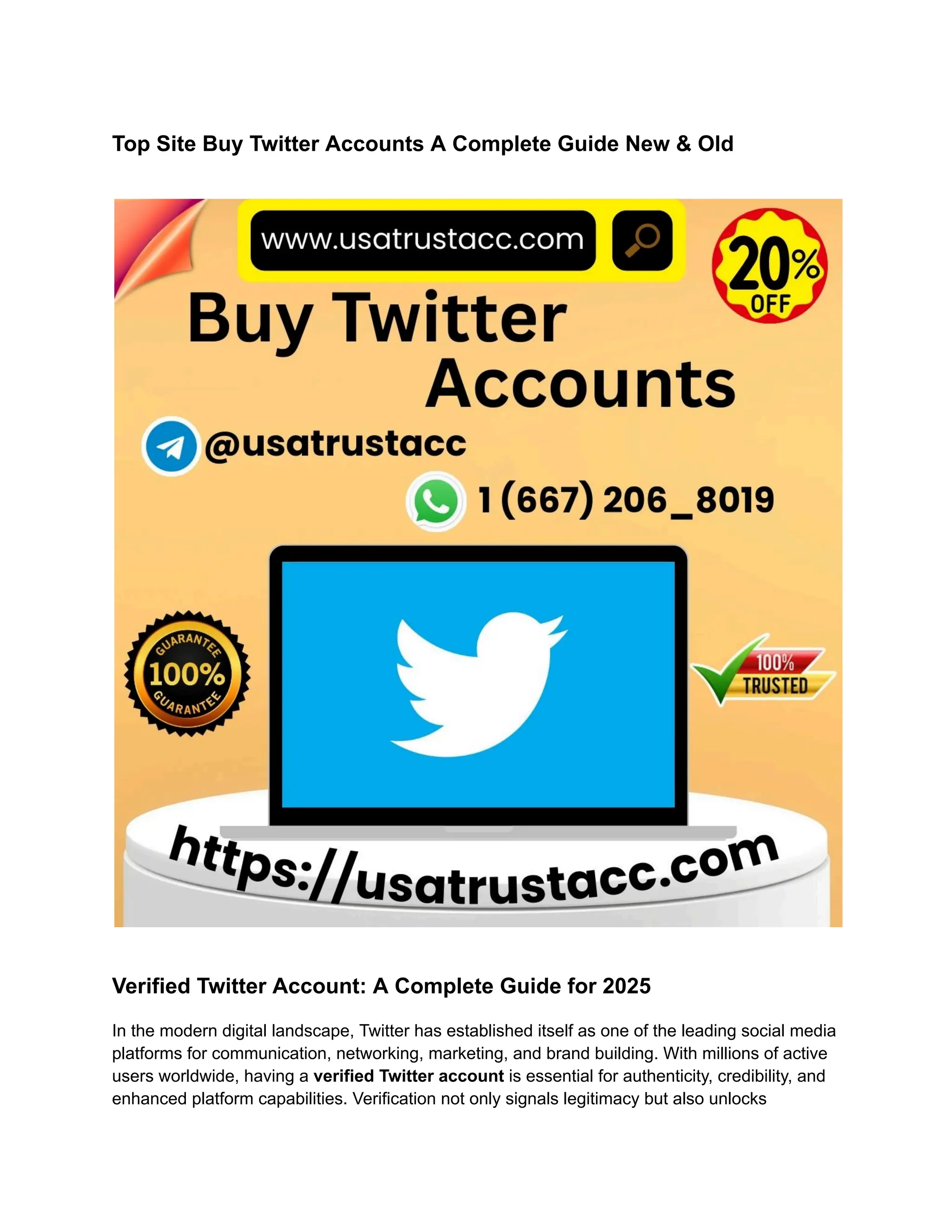 Top Site Buy Twitter Accounts A Complete Guide New & Old.pdf