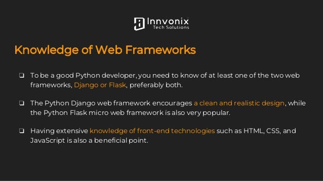 Top Skills You Need As a Python Developer.pptx