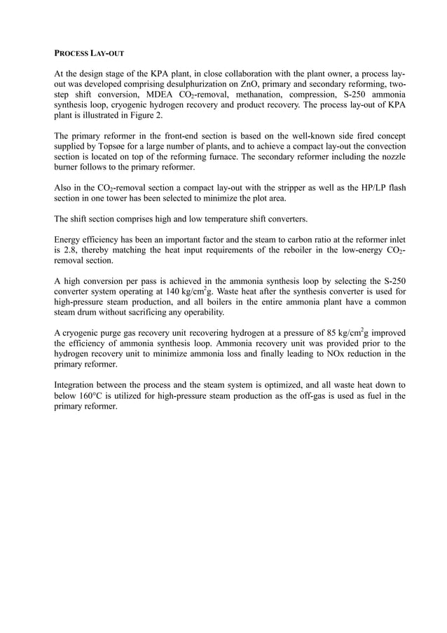 haldor topsoe ammonia plant startup document | PDF
