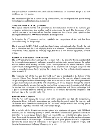 haldor topsoe ammonia plant startup document | PDF
