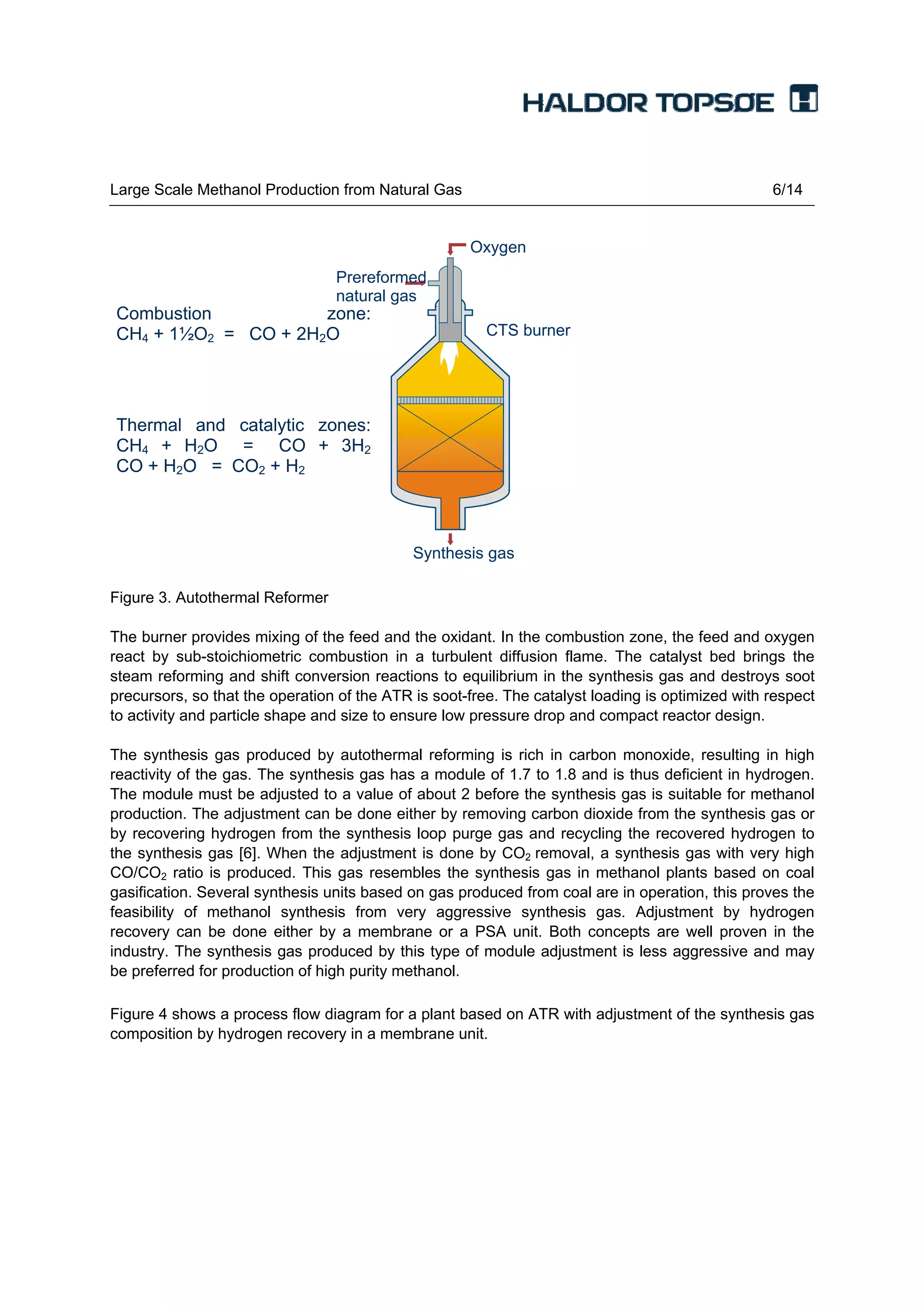 Topsoe large scale_methanol_prod_paper | PDF