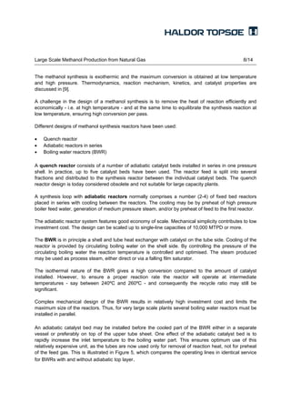 Topsoe large scale_methanol_prod_paper | PDF