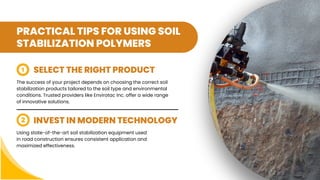 Top Soil Stabilization Polymers: Revolutionizing Modern Construction | PPT