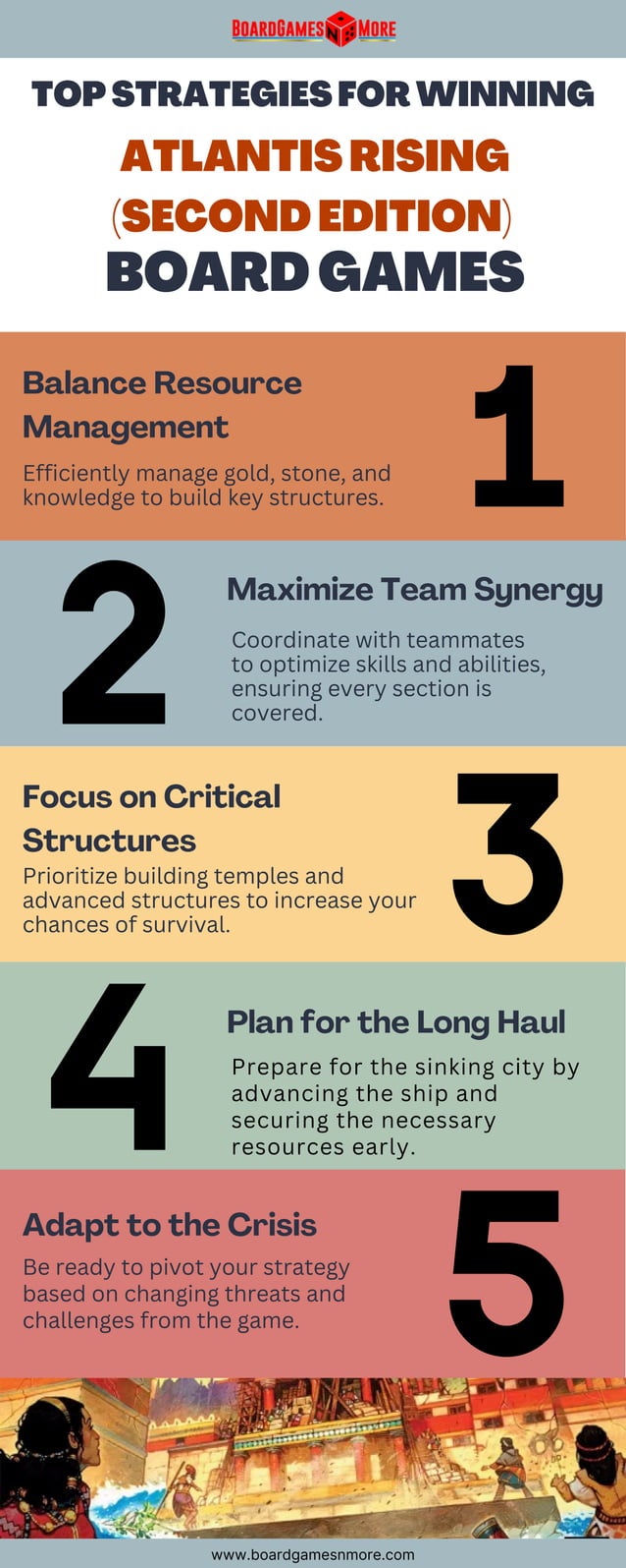 Top Strategies for Winning Atlantis Rising Board Games | PDF