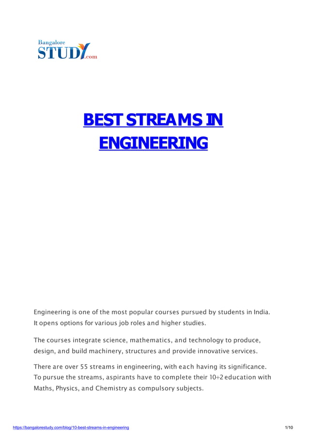 Different Types of Streams In Engineering | PDF | Civil Engineering ...