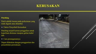 Penilaian Kondisi Jalan Tentara Pelajar dengan Metode PCI | PPTX
