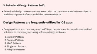 Top Swift Design Patterns to Improve the Interface of Your iOS App in 2023 | PPT