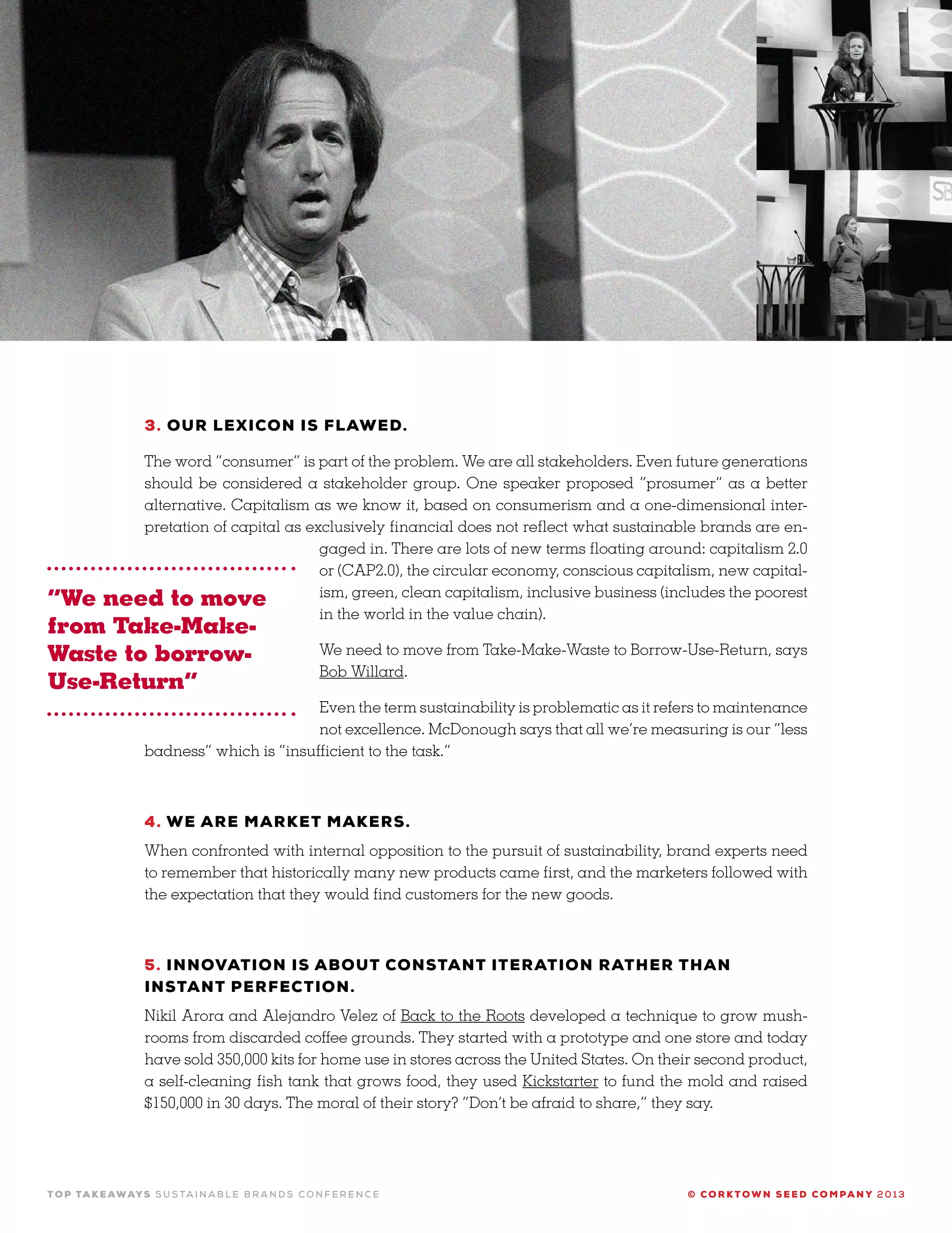 Sustainable Brands Conference Takeaways | PDF