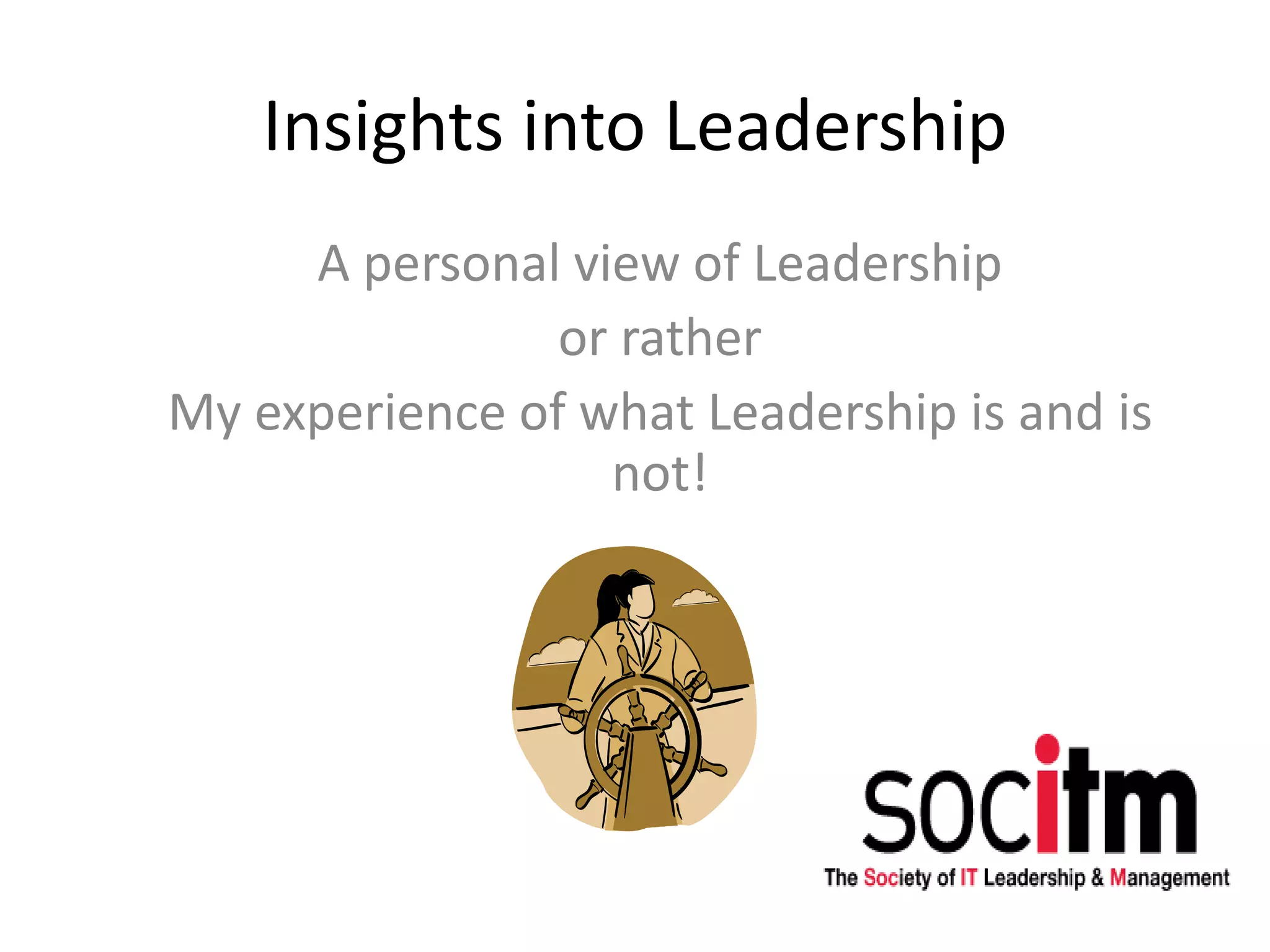 Insights into Leadership | PPTX