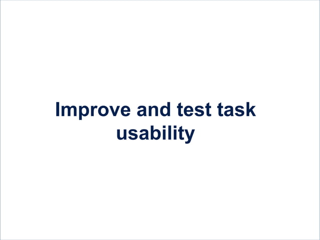 Identifying and improving top tasks | PPT