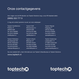 Toptech Brochure | PDF