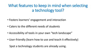 Top technological tools for English language teaching and learning | PPTX