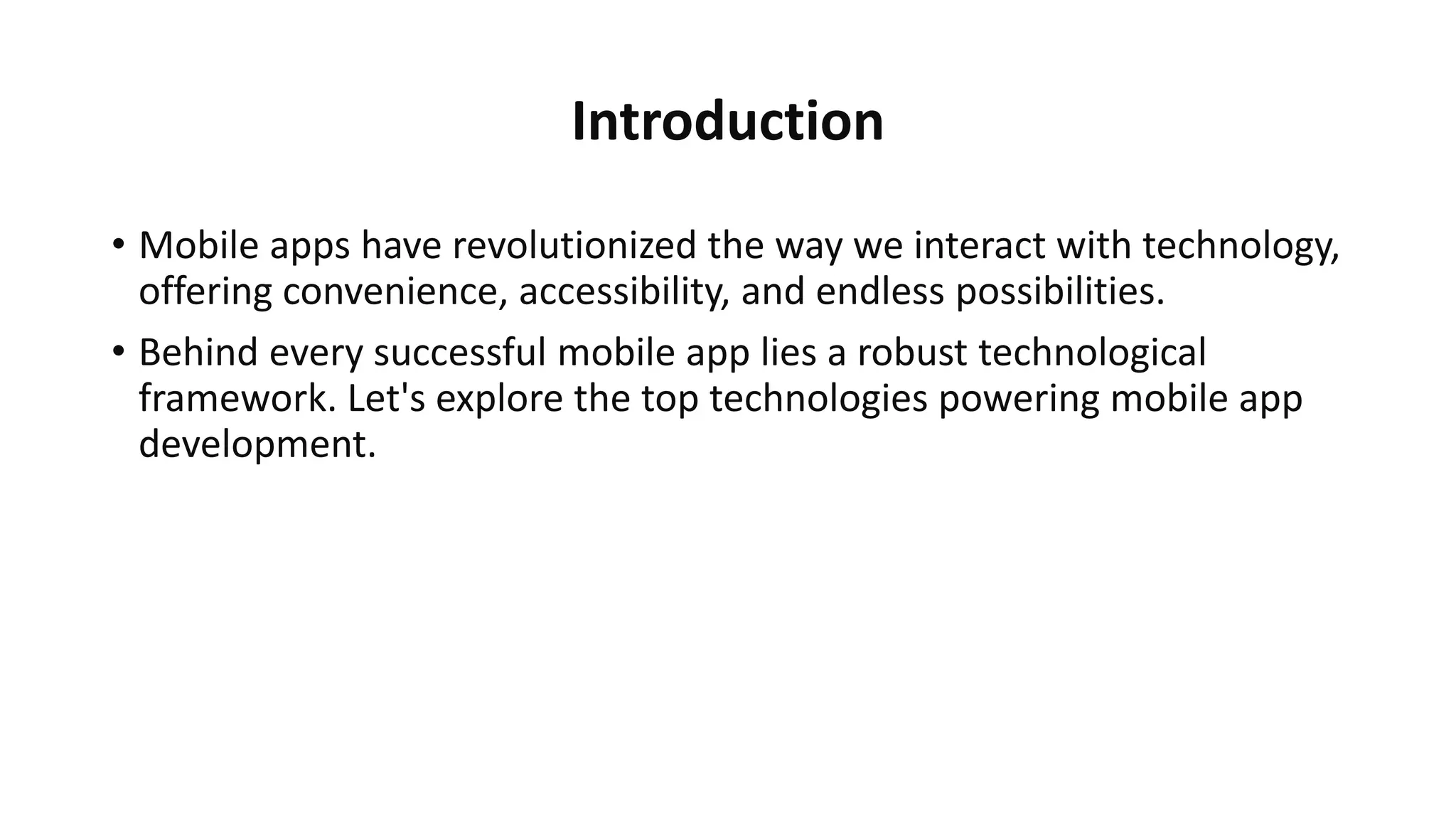 Top Technologies to Develop Mobile Apps.pptx