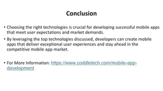 Top Technologies to Develop Mobile Apps.pptx