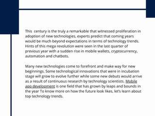 Top Technology Trends | PPT