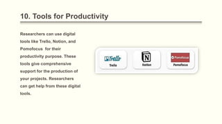 TOP TEN (10) Digital Tools for Teachers, Students, Researchers and ...