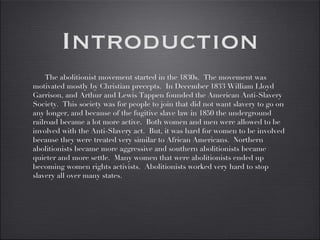 Top Ten Abolitionists | PPT