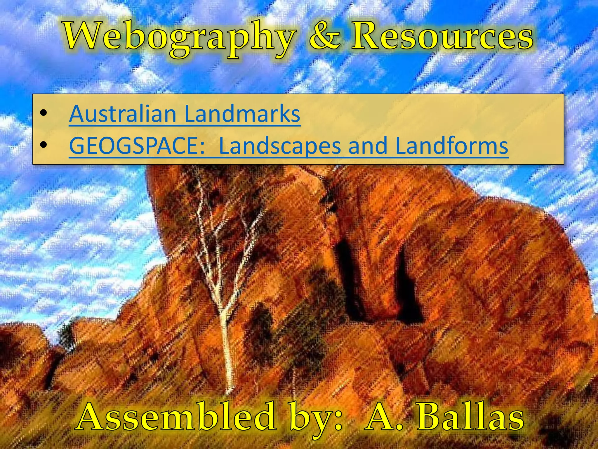 PowerPoint: Top 10 Australian Landforms | PPSX