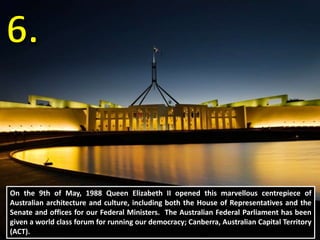 PowerPoint: Top 10 Australian Man-Made Landmarks | PPSX