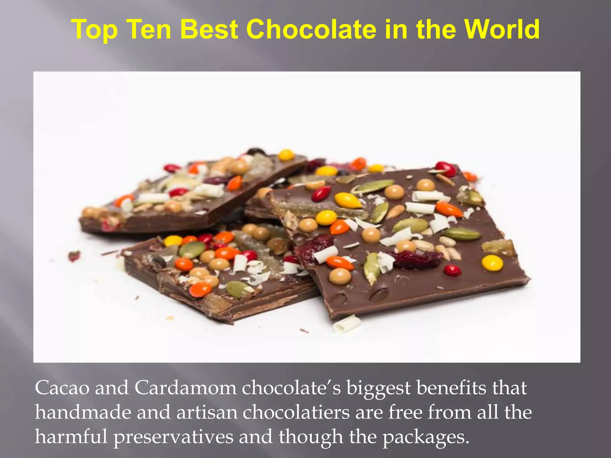 Top Ten Best Chocolate in the World | Luxury Chocolate Brands USA ...