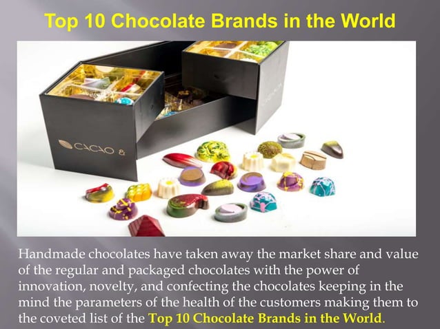 Top Ten Best Chocolate in the World | Luxury Chocolate Brands USA ...