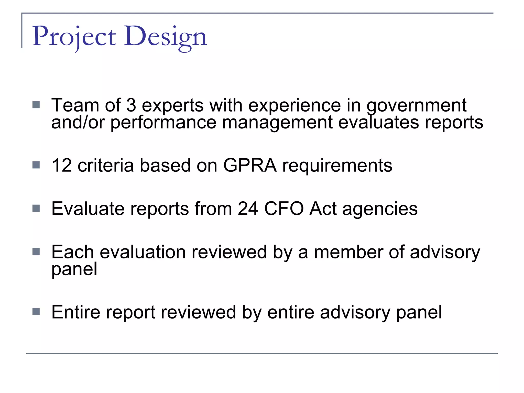 Top Ten Best Practices In Federal Performance Reporting | PPT ...