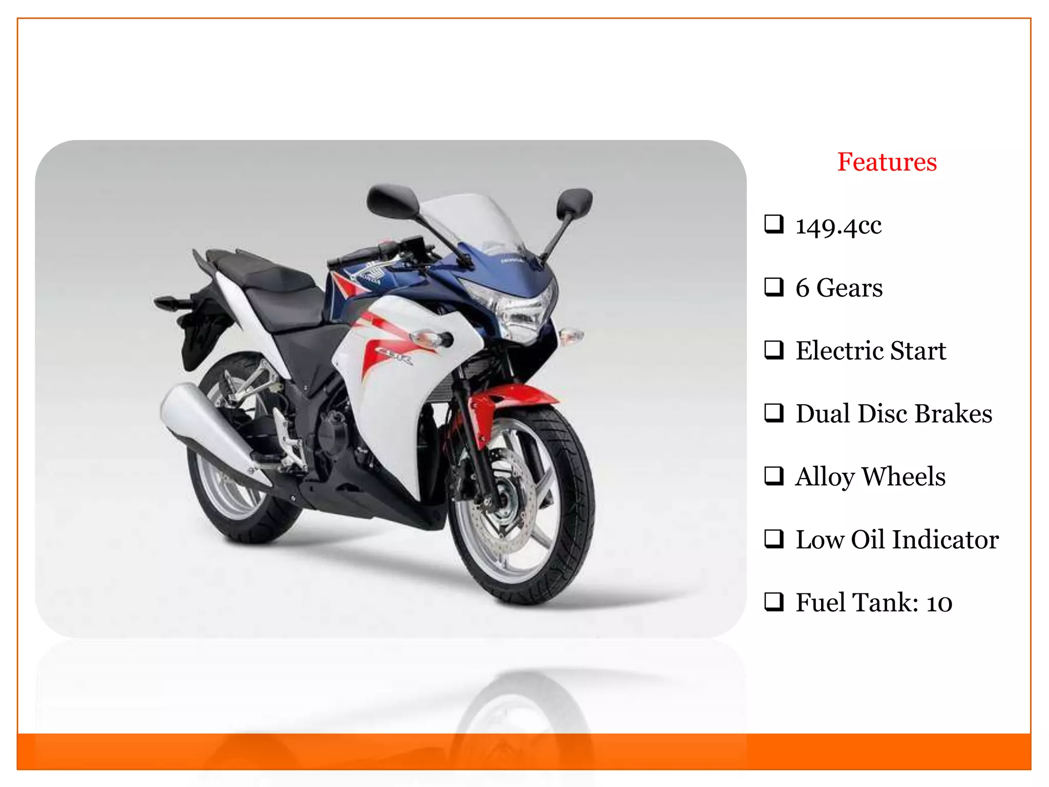 Top Ten Bikes in India | PPTX