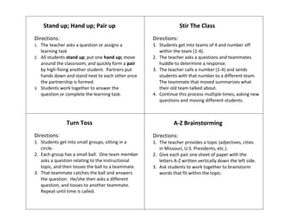 Top ten engagement strategies cards | PDF