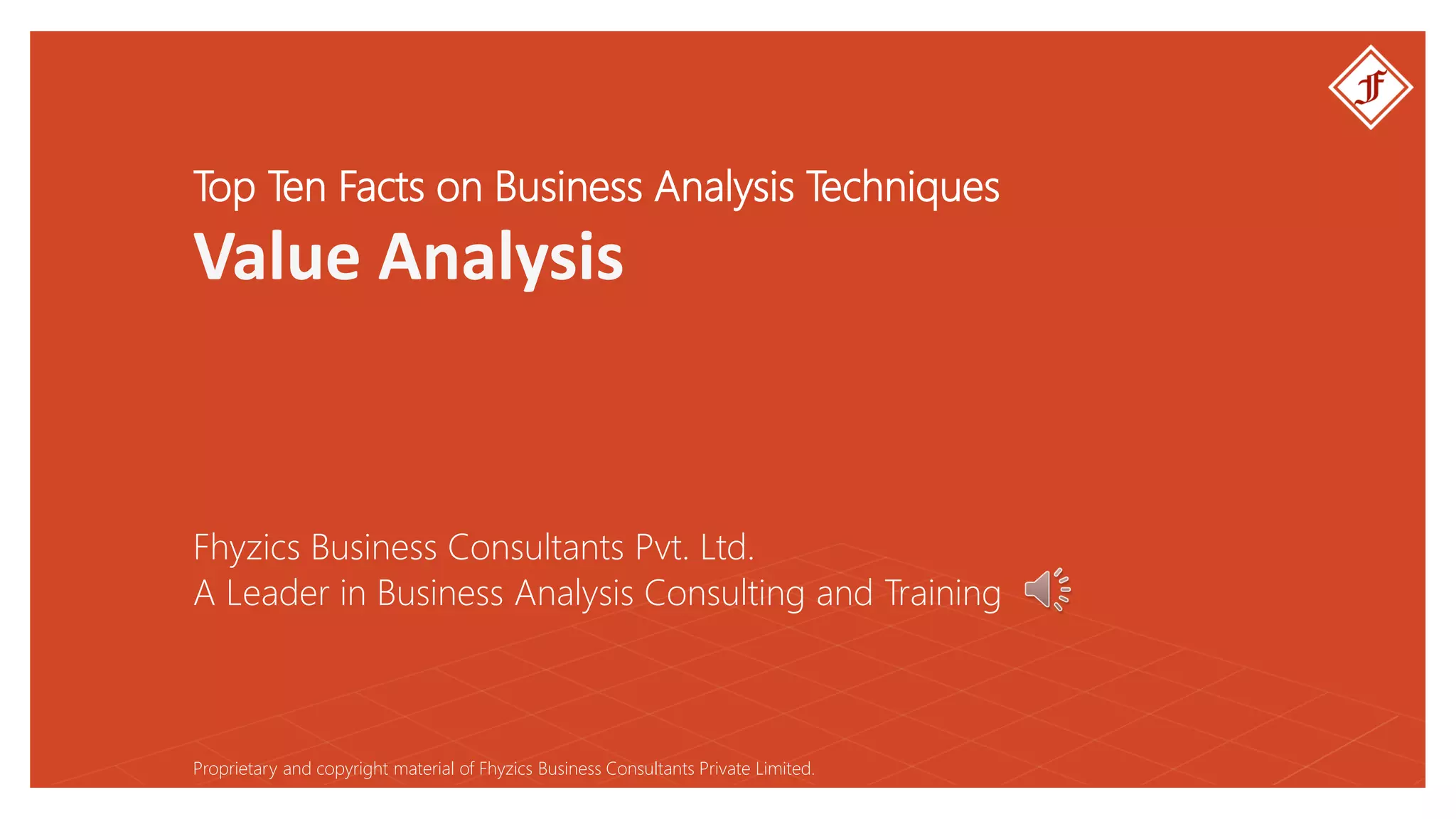Top Ten Facts on Business Analysis Techniques - Value Analysis .pdf