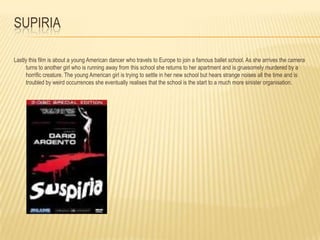 Top ten horror movies 2 | PPTX