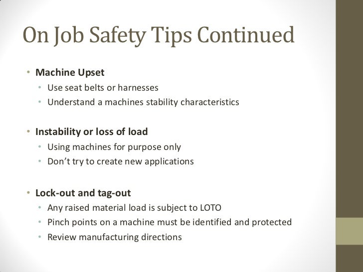 Top Ten Construction Safety Tips