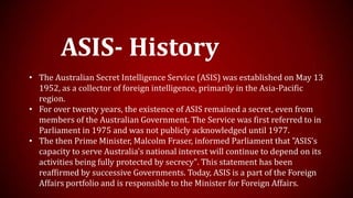 Top ten secret inteligent agencies part one | PPTX