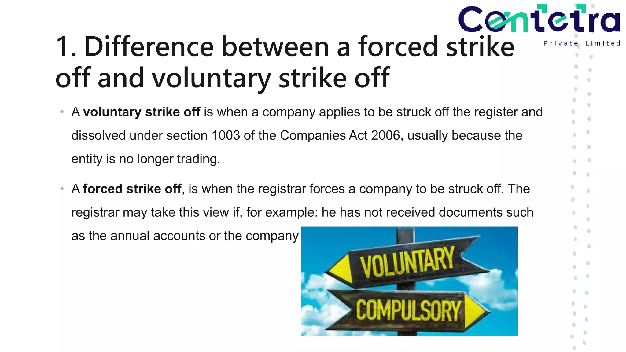 Top Ten Tips on striking off your company | PPT
