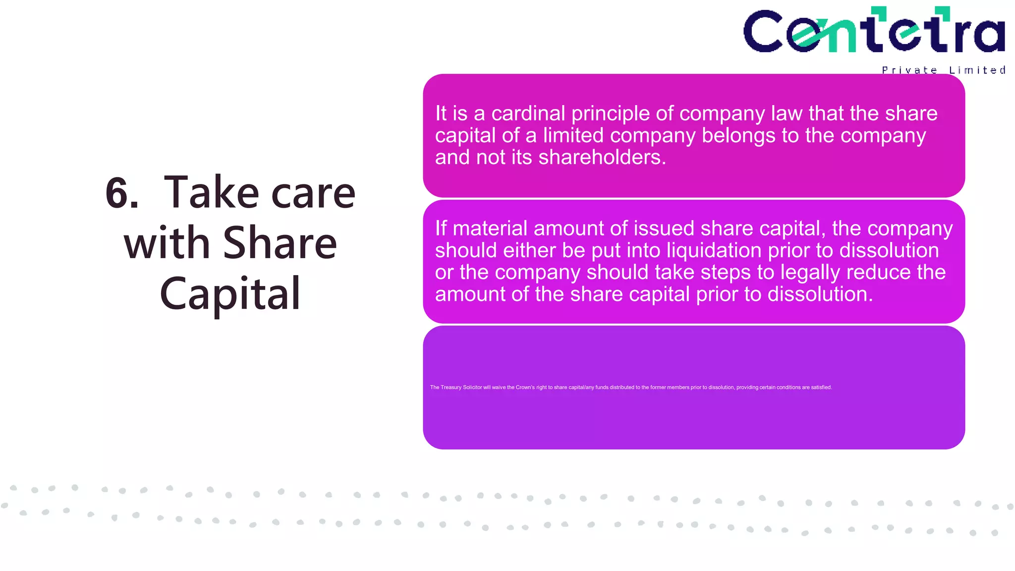 Top Ten Tips on striking off your company | PPTX