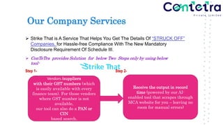 Top Ten Tips on striking off your company | PPTX