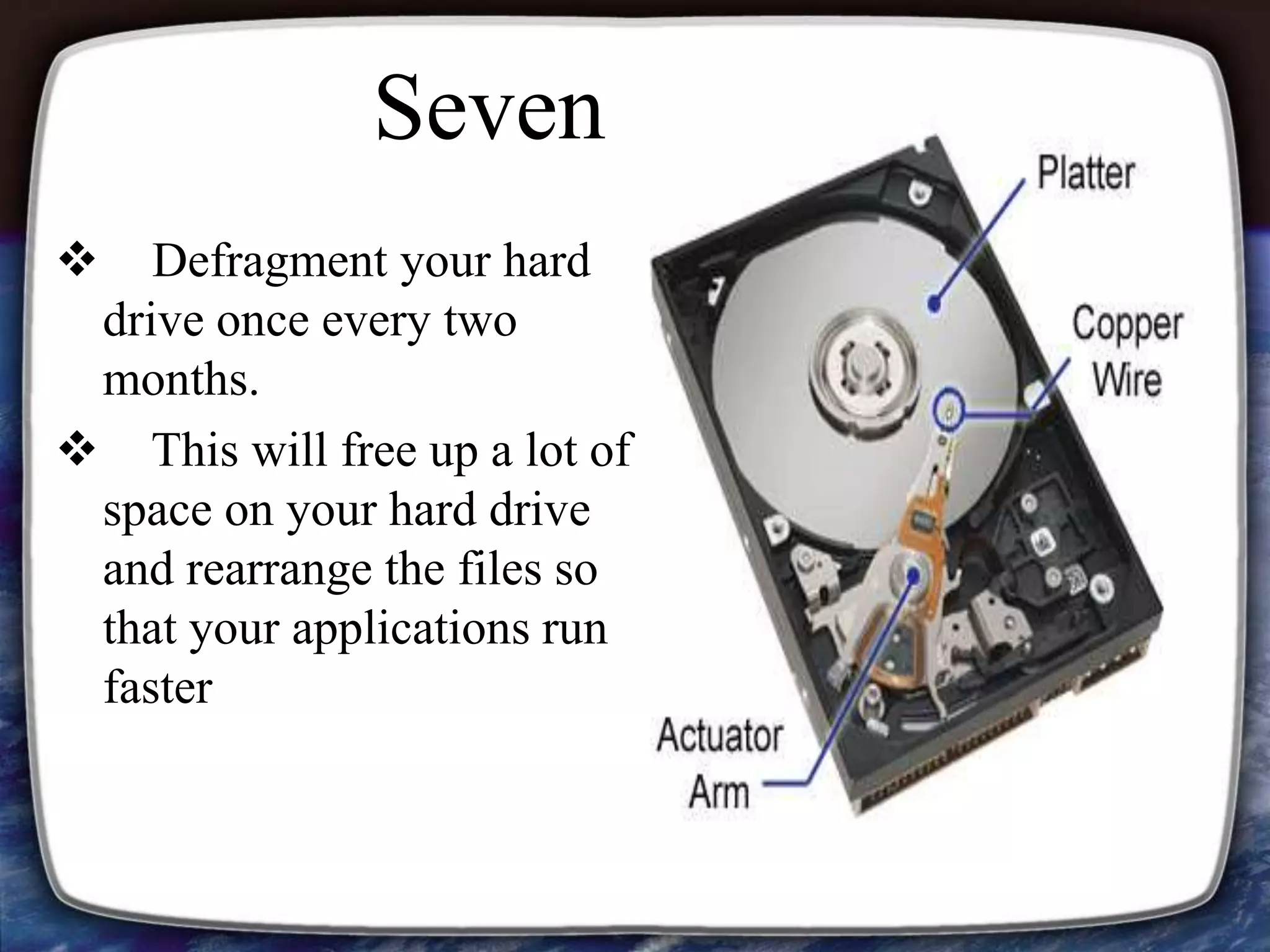 Top ten tips to improve system speed | PPSX