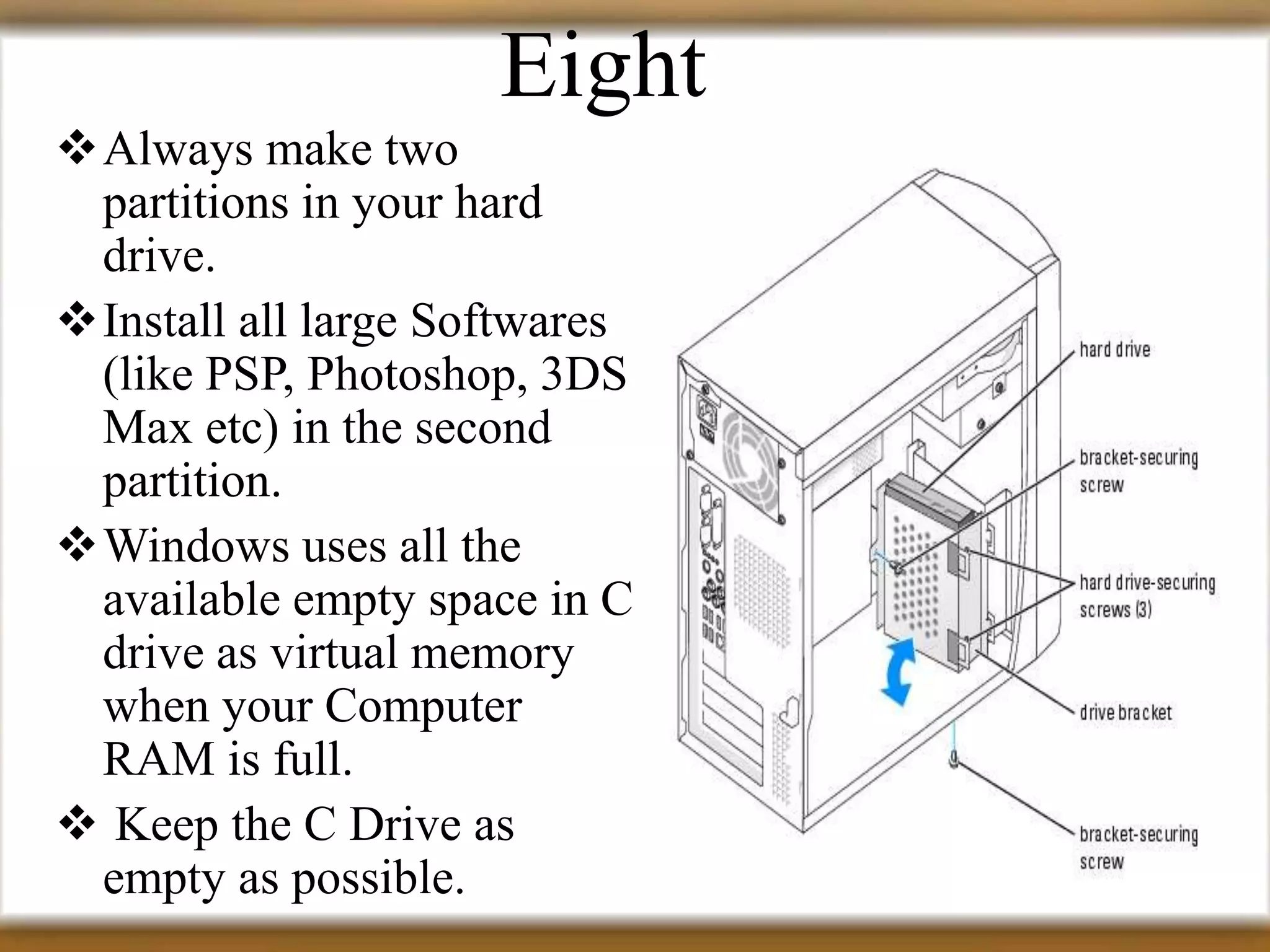 Top ten tips to improve system speed | PPSX