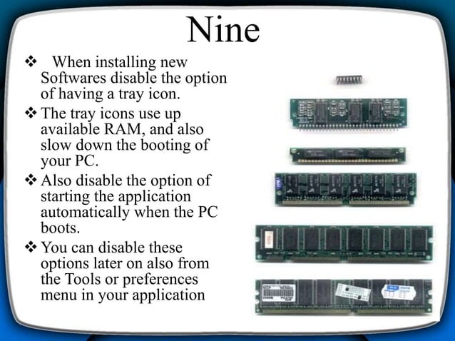Top ten tips to improve system speed | PPT