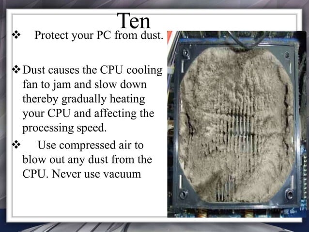 Top ten tips to improve system speed | PPT