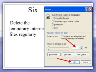 Top ten tips to improve system speed | PPSX