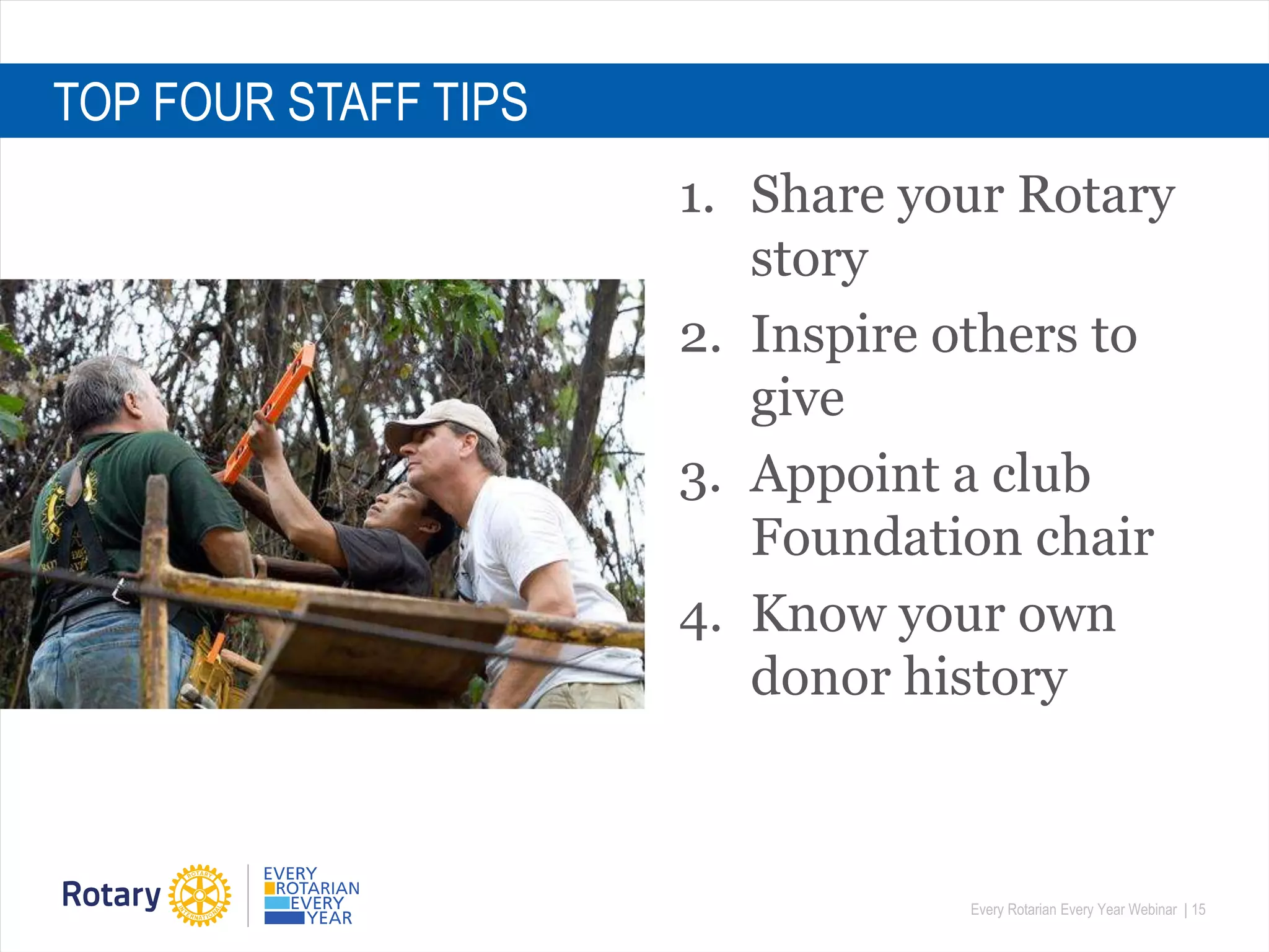 Top Things You Need to Know about Every Rotarian Every Year (EREY) | PPTX
