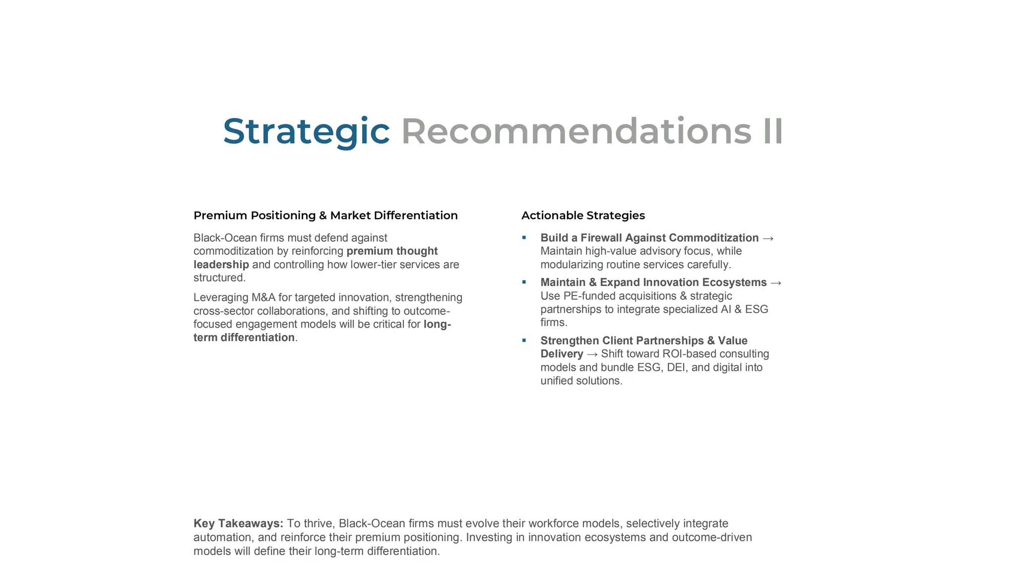 SWOT Analysis, Top-Tier Consulting Firms in 2025 | PDF